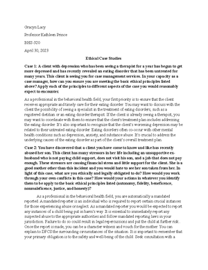 [Solved] Review the case of Julea Ward Watch the Ethical Implications ...