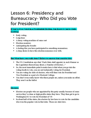 Lesson 7- The Courts Notes - Lesson 7- The Courts Structure of the ...