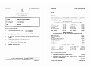 FIN242 Group Assignment - UNIVERSITI TEKNOLOGI MARA, ALOR GAJAH CAMPUS ...