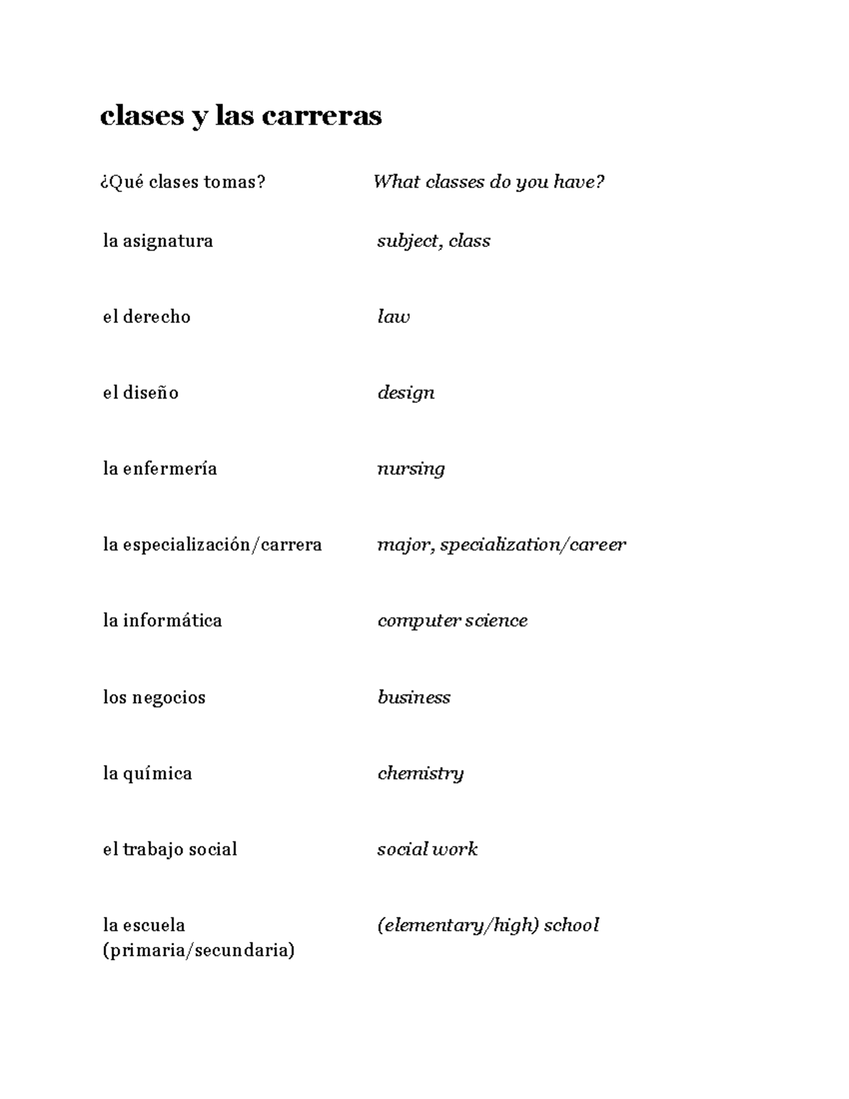 Clases y tiempo libre - This was taken winter 2021 - clases y las ...