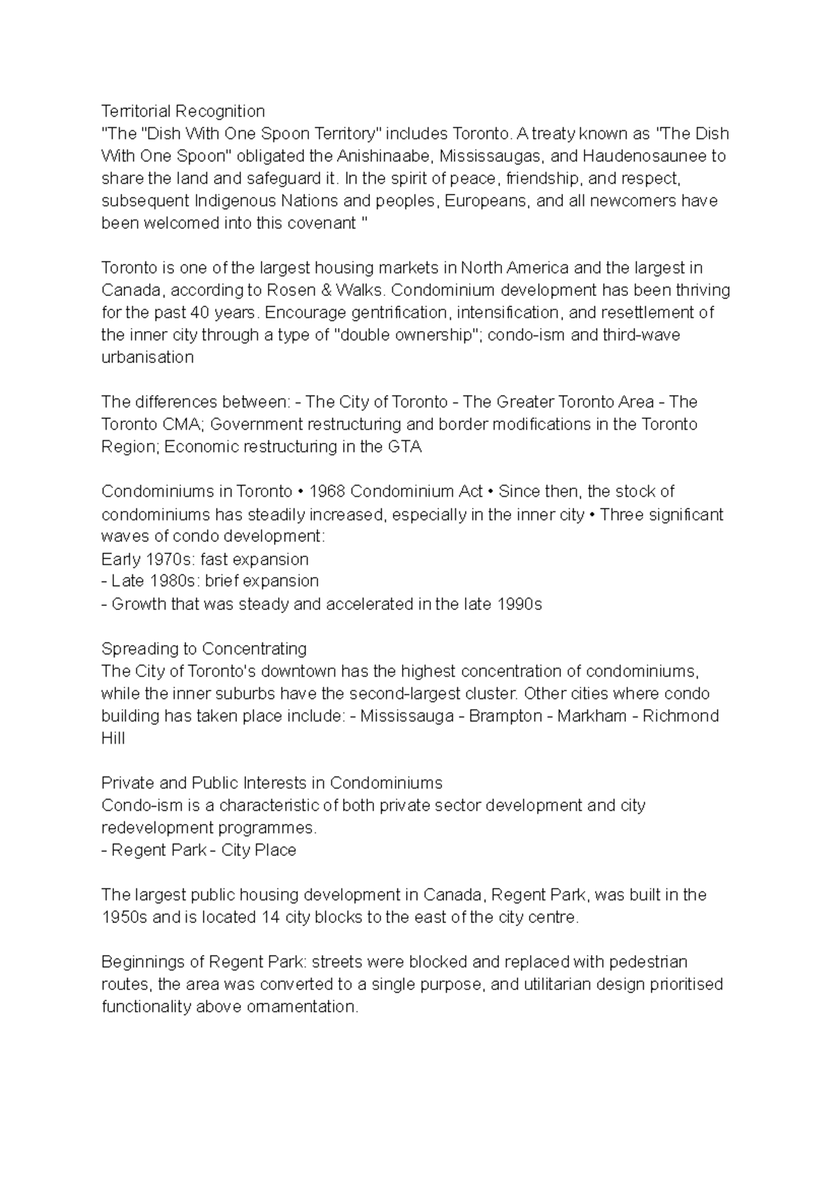 Geo 793 week 3 - notes for week 3 - Territorial Recognition "The "Dish ...