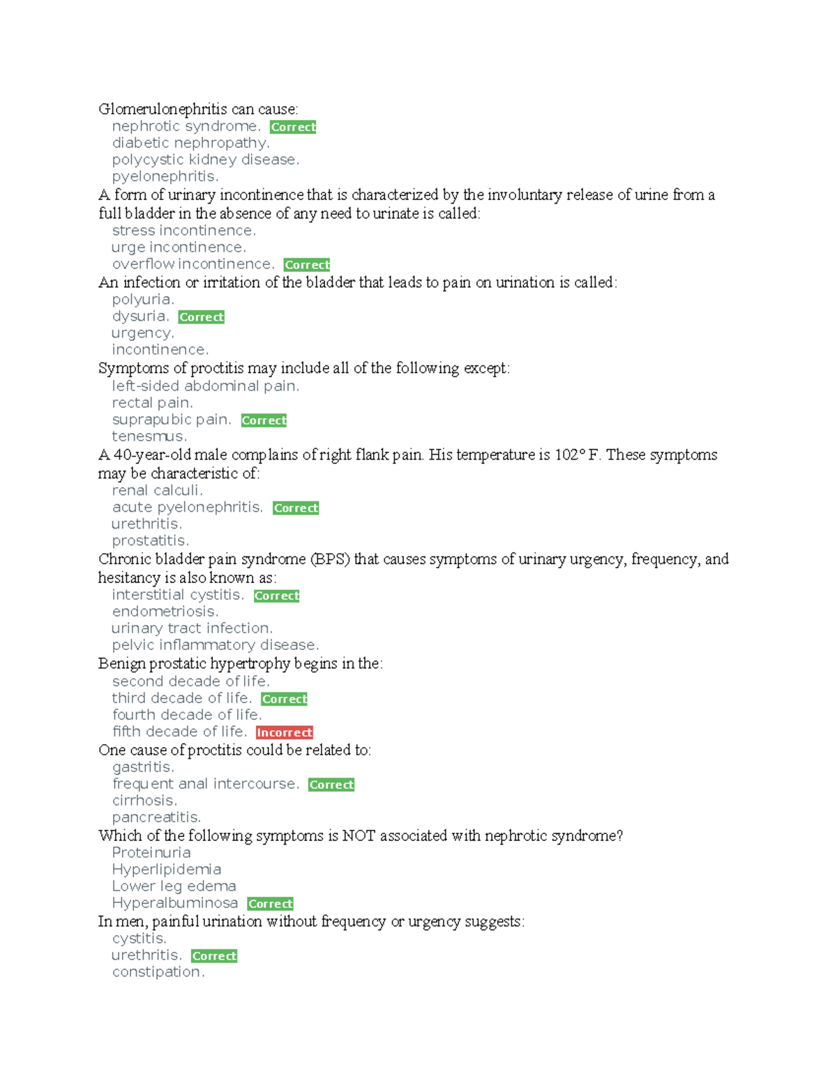 APEA Quiz Notes 2022-2023 Notes for the APEA QBank Exams 12345678910 ...