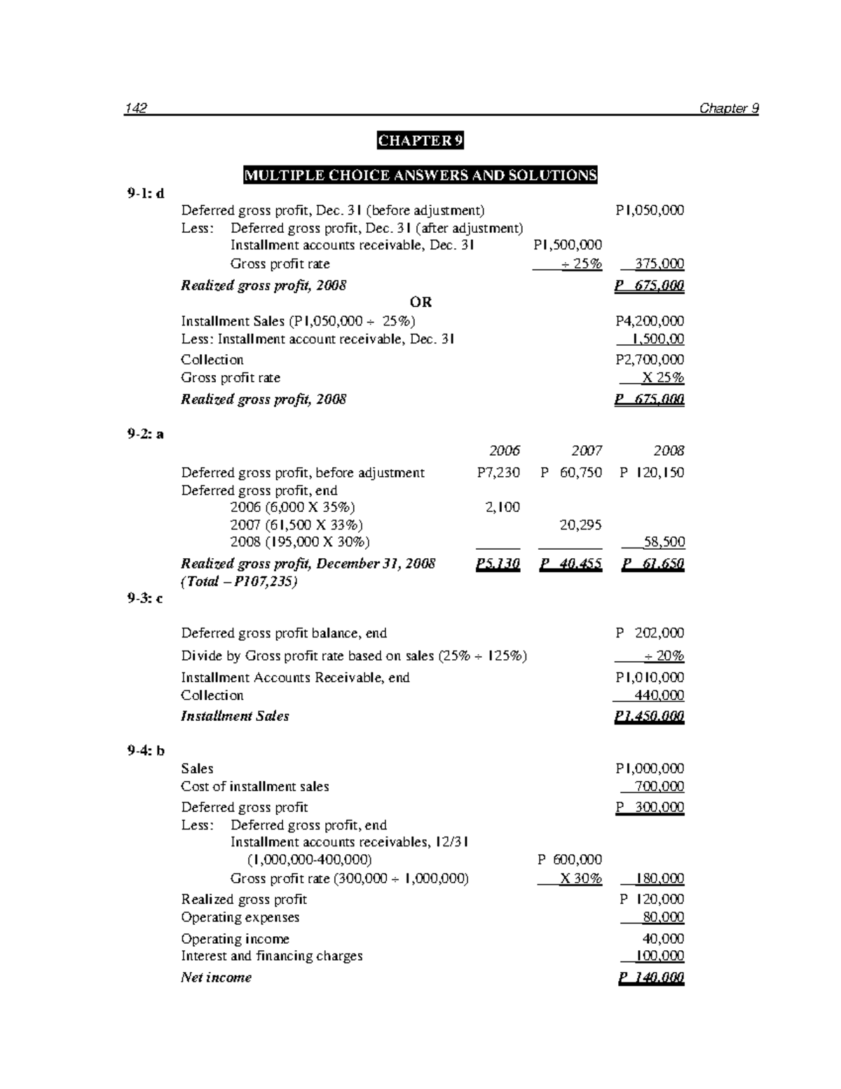 Test bank of Advanced Accounting by Guerrero & Peralta Chapter-9 - 142 ...