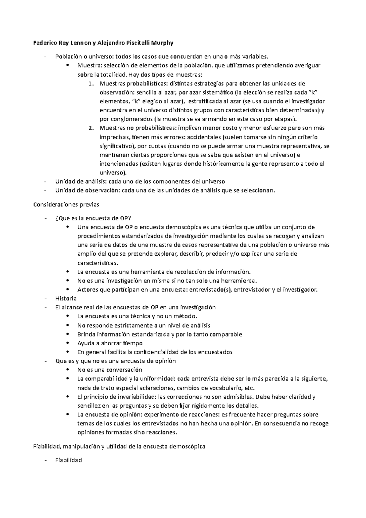 Resumen Lennon y Murphy - Federico Rey Lennon y Alejandro Piscitelli ...