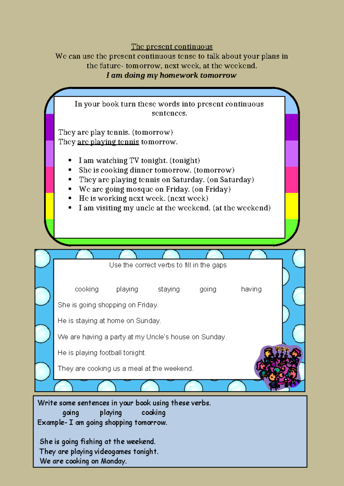 Present-continuous-for-future-plans-fun-activities-games 40726 - The ...