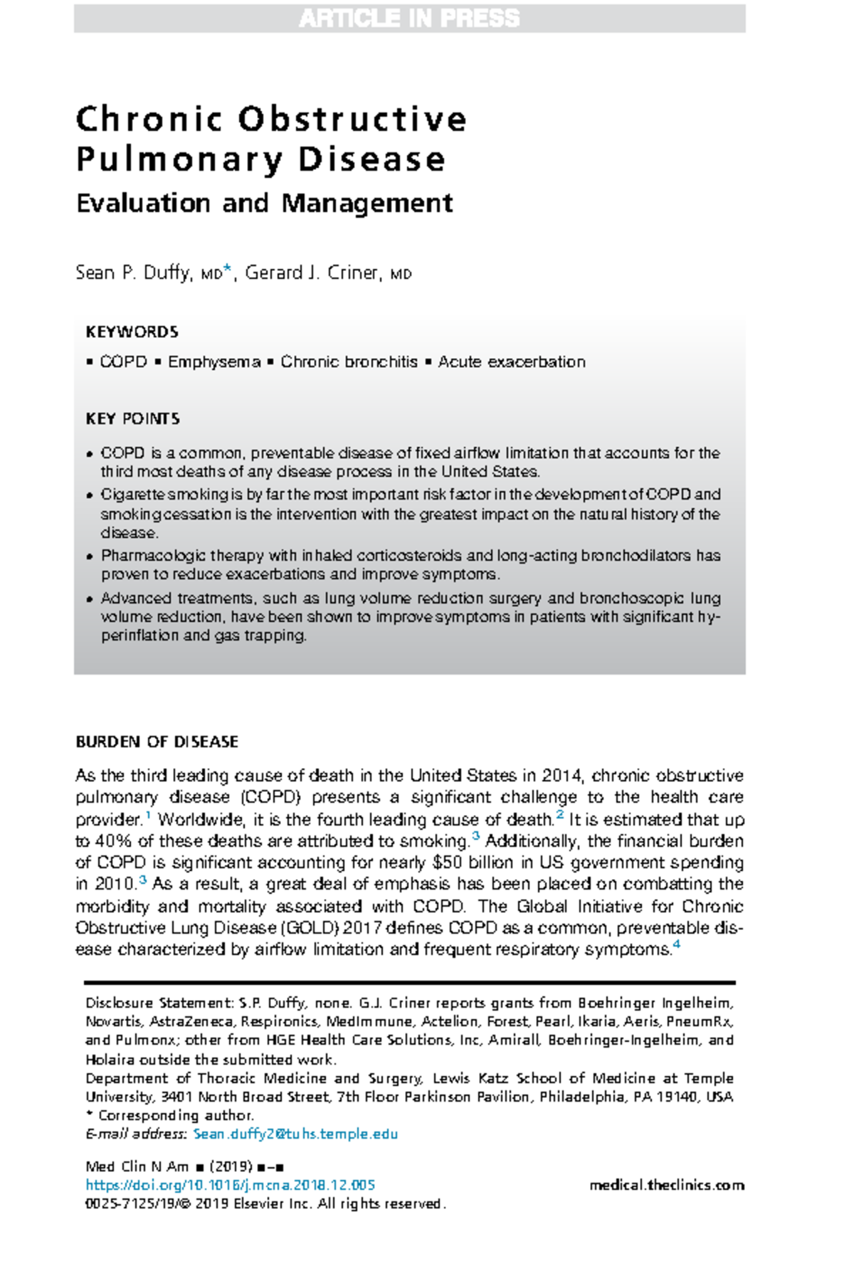 EPOC - PDF - C h ro n i c O b s t r u c t i v e P u l m o n a r y D i s ...