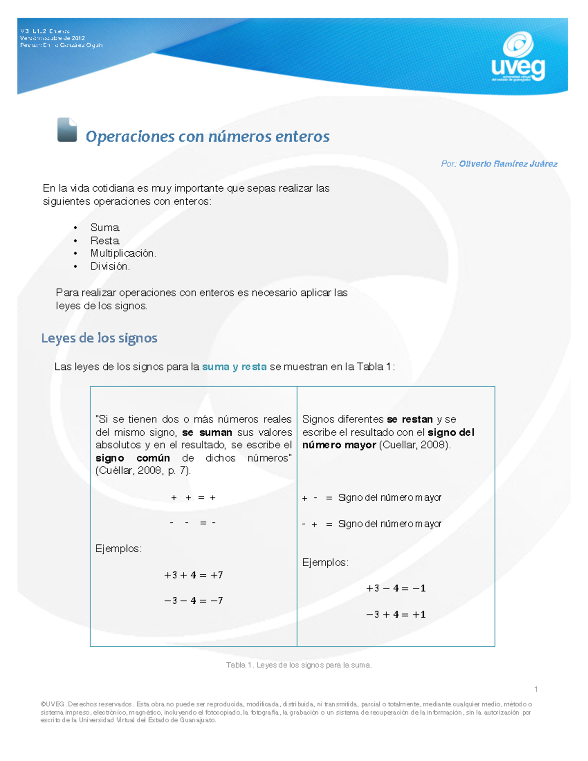Aritmética: Números enteros, propiedades, clasificación y uso de sus ...