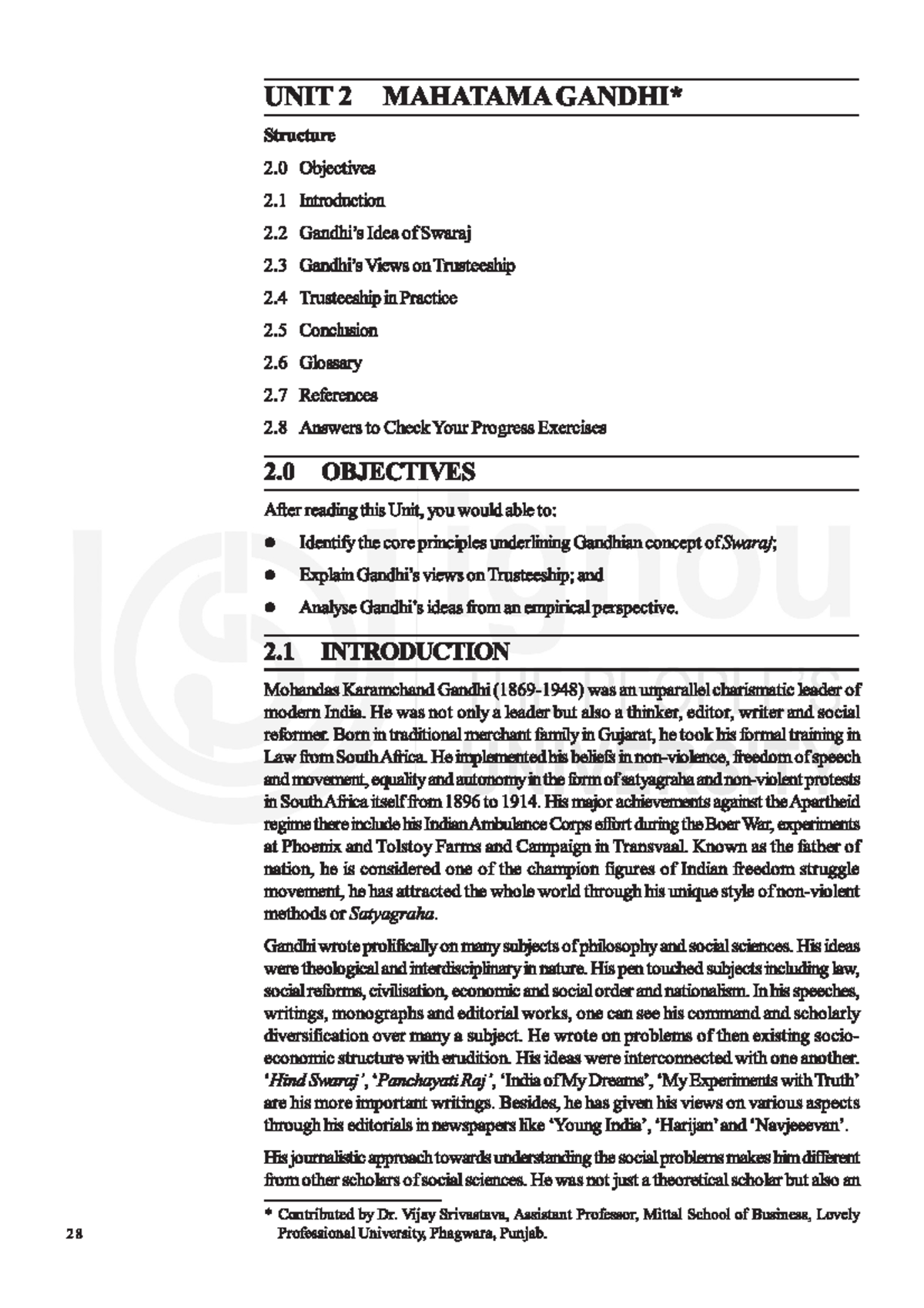 Unit2 Bachelor Of Law Du Llb Entrance Exam Notes Studocu