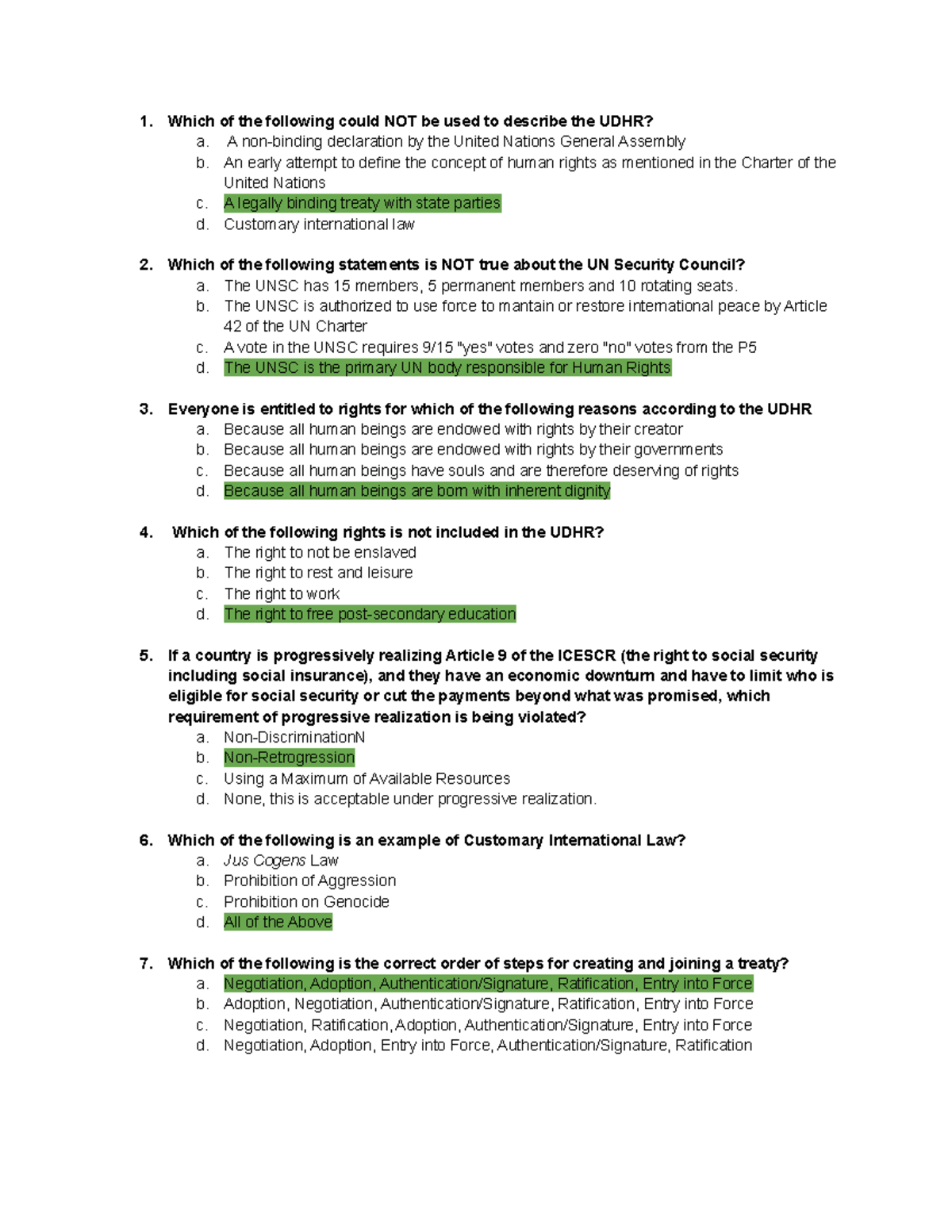 HRTS Reading quiz week 2 - Which of the following could NOT be used to ...
