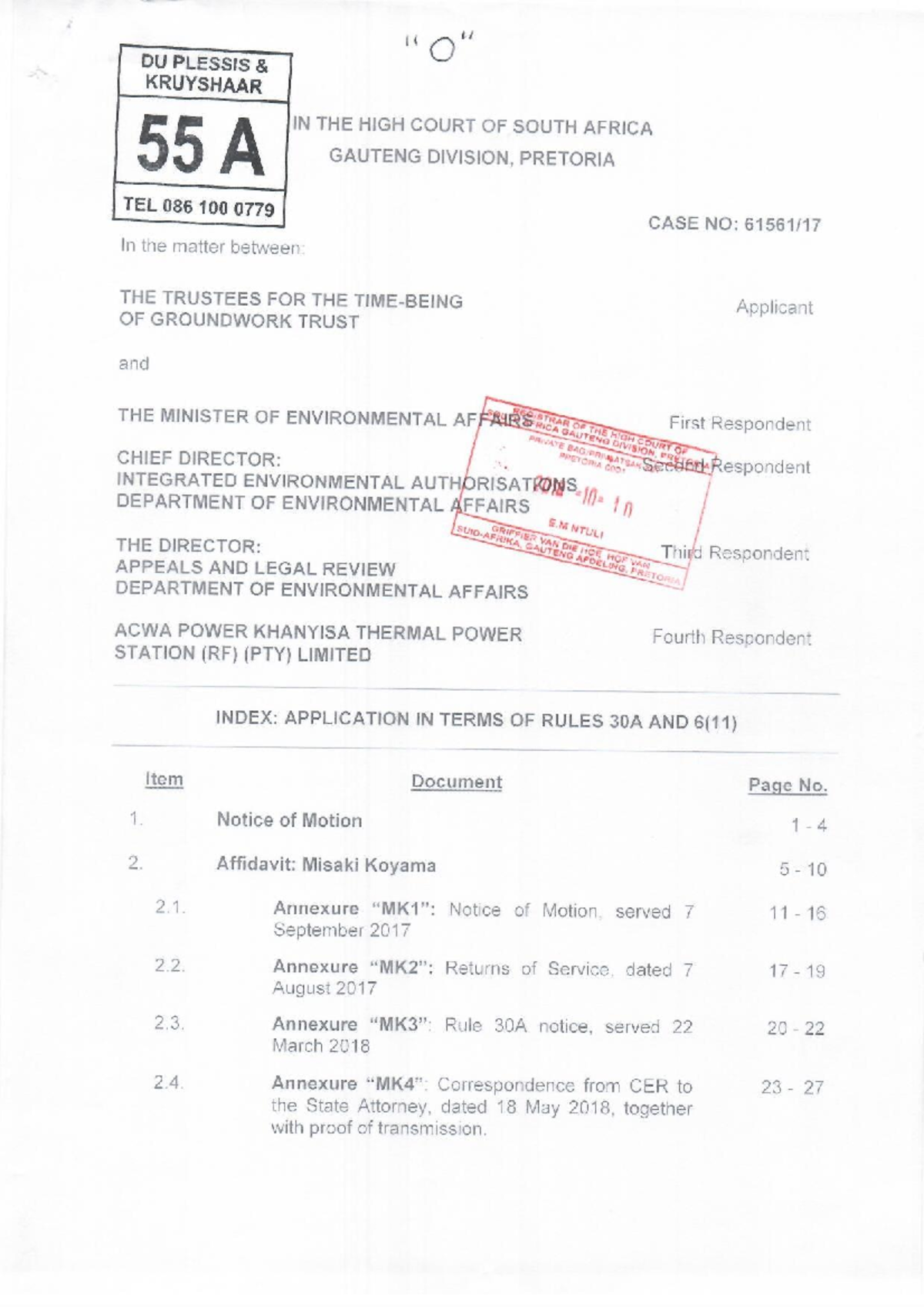 R30A Application to compel - 51543 - Studocu