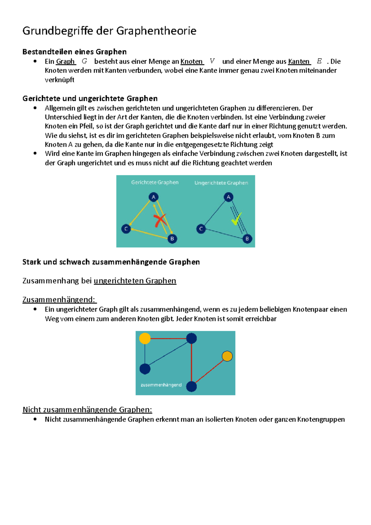 Grundbegriffe von Graphen - Grundbegriffe der Graphentheorie ...