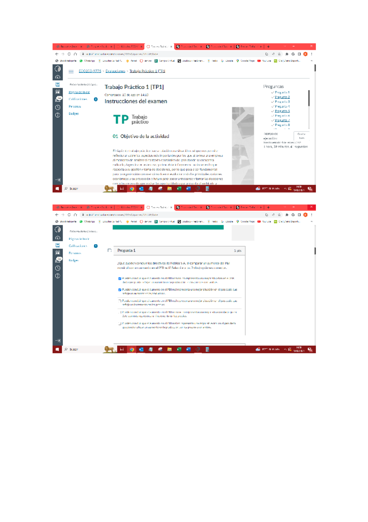 Economia 1 tp1. aprobado - Economía I - Studocu