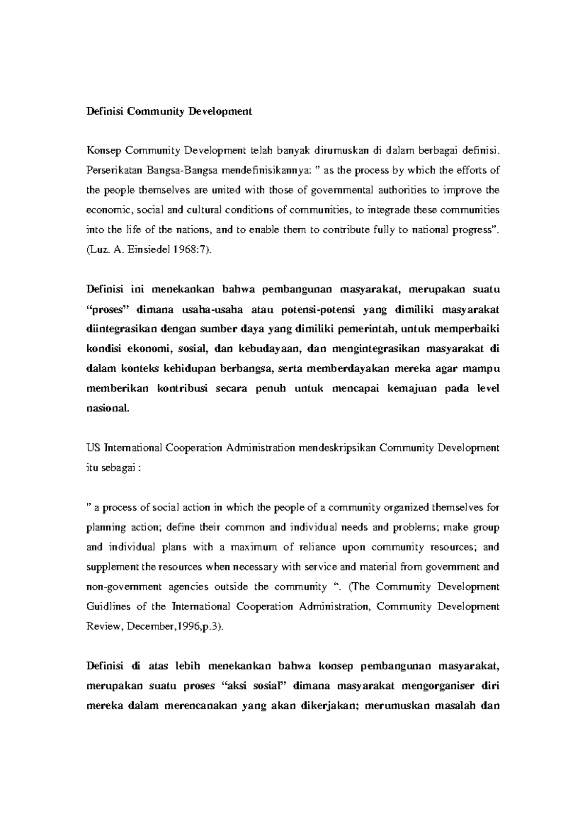 Definisi Community Development - Definisi Community Development Konsep ...