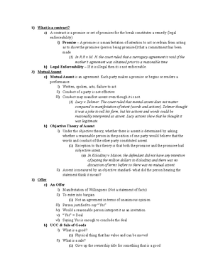 Contract Law Flowchart - LW 700 - Studocu