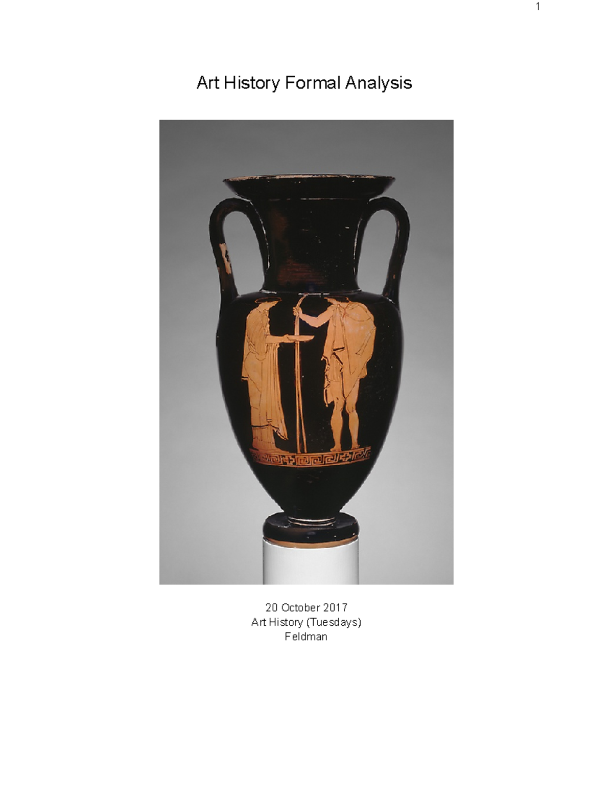 2F 2F Formal Analysis Draft - 1 Art History Formal Analysis 20 October ...