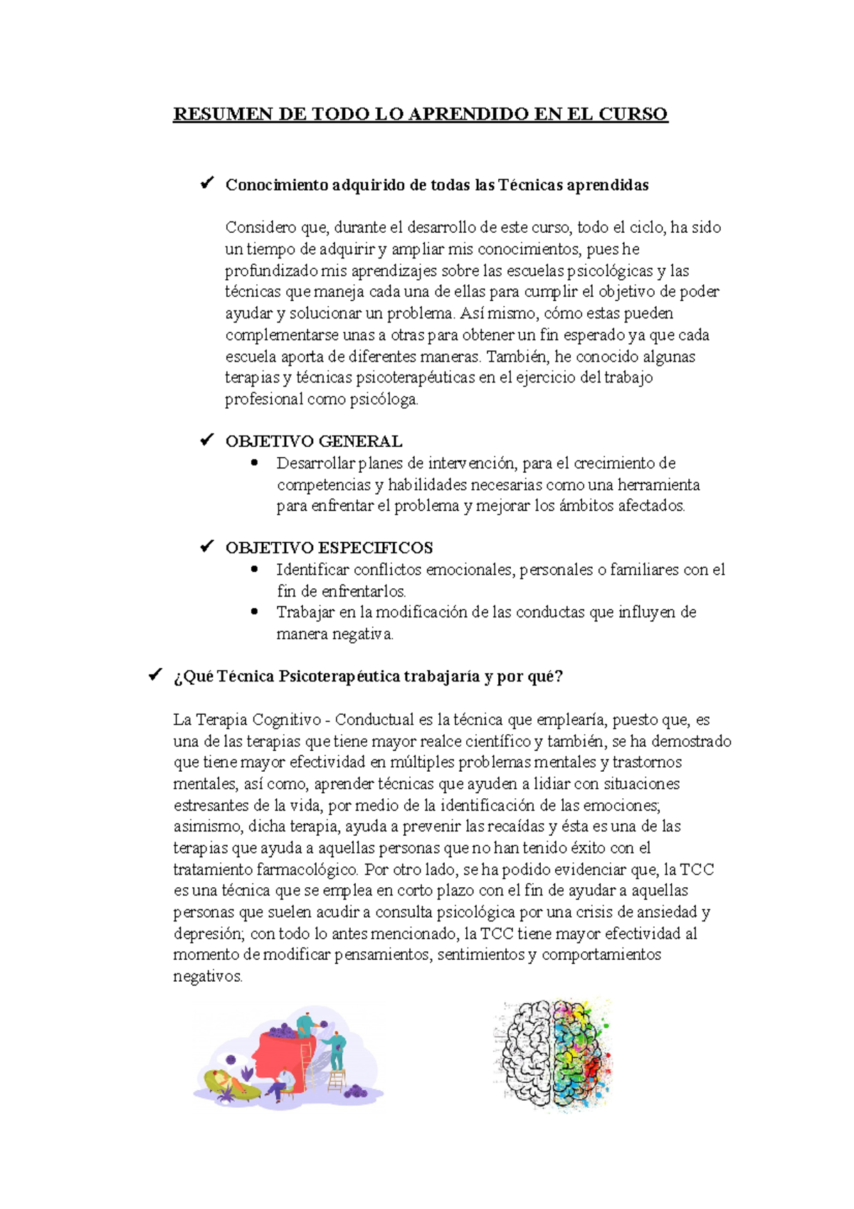 Resumen DE TODO LO Aprendido EN EL Curso - RESUMEN DE TODO LO APRENDIDO ...