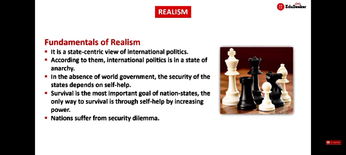 International relations - political science hons - Studocu