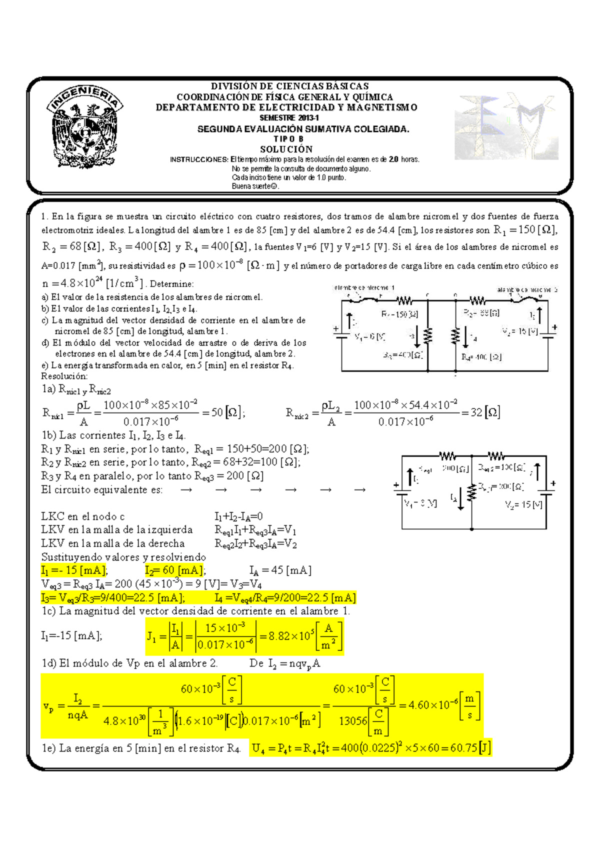 Solucion 2ESC B 2013 1 - Ejercicios de colegiados con respuesta - En la ...