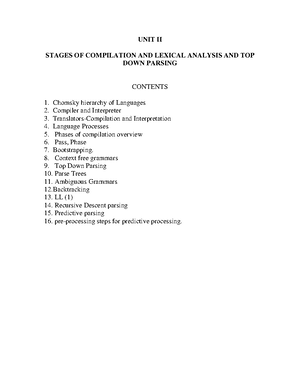 UNIT I -INTRODUCTION TO AUTOMATA - AUTOMATA AND COMPILER DESIGN(ACD) UNIT I -INTRODUCTION TO ...