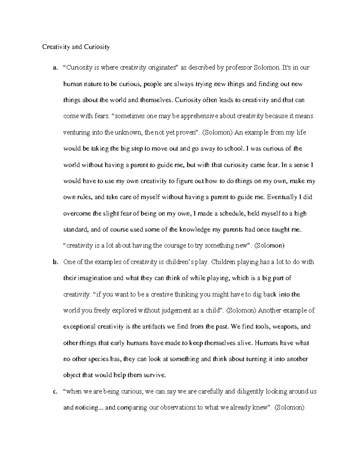 Dearts curiosity - Warning: TT: undefined function: 32 Creativity and ...