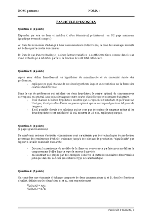 Micro questions prépa synthèse - Micro questions prÈpa : Bac 2 Victoria ...