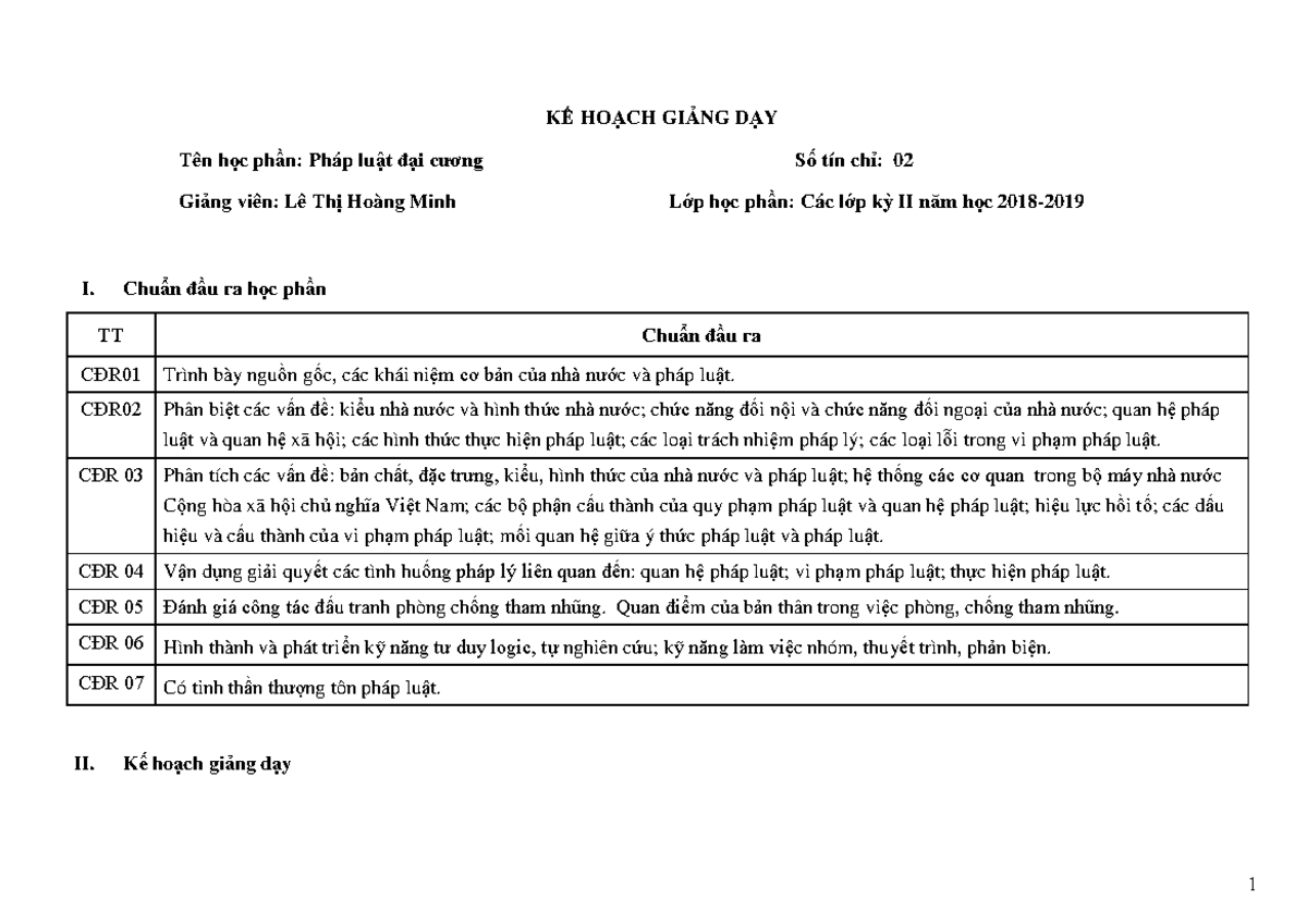 Lesson plan-PLD - 2019 - nnnnnnnnnnnnnnn - Tiếng anh - Studocu