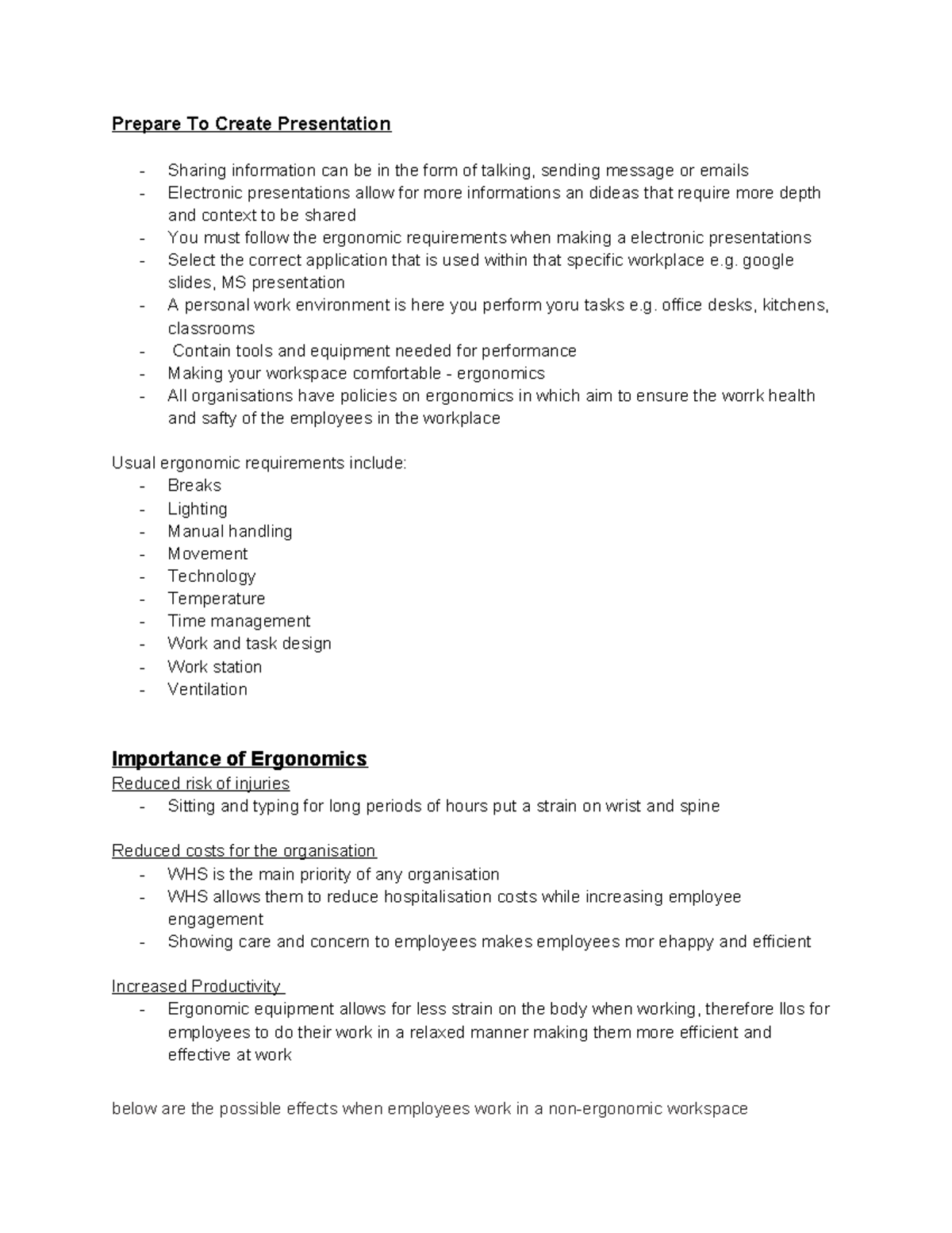 Prepare to create presentation notes - Prepare To Create Presentation ...