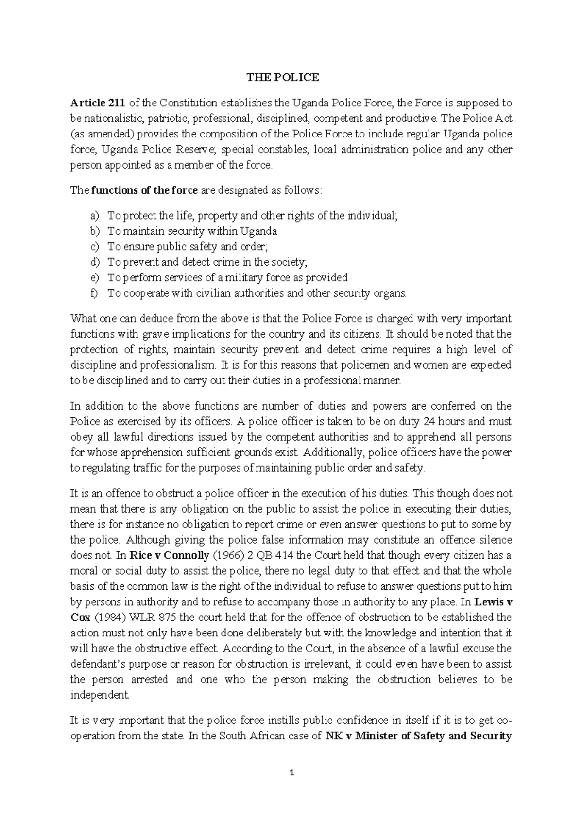 THE Police Notes - Summary L'arte di fare film - L'arte di fare film ...