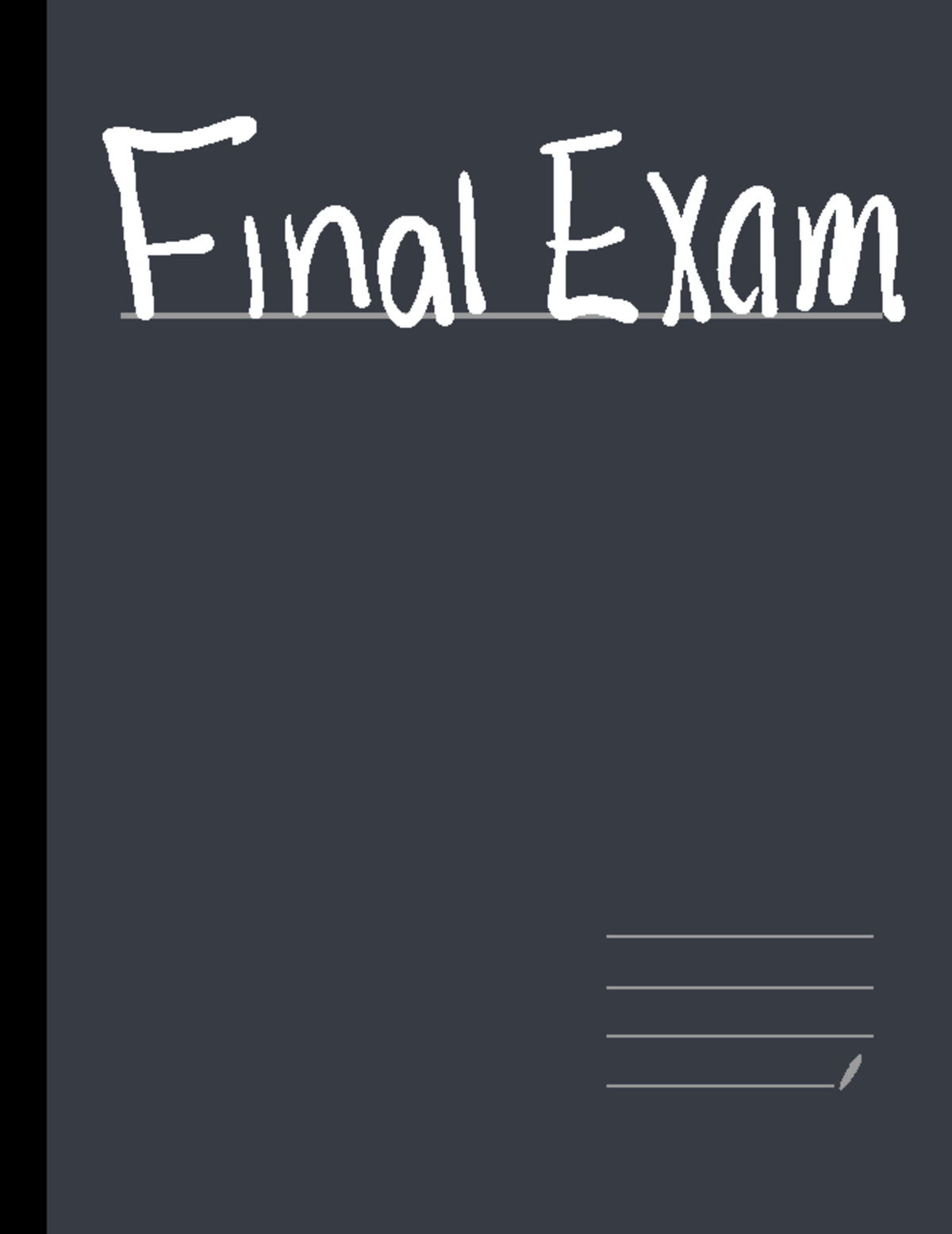 Final Exam - Final Exam Lecture Topics (1-10) 10 MCQ on Muscle Lectures ...