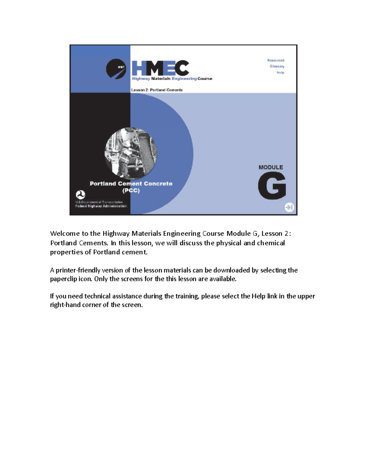 Lesson 02 wbt - Welcome to the Highway Materials Engineering Course ...