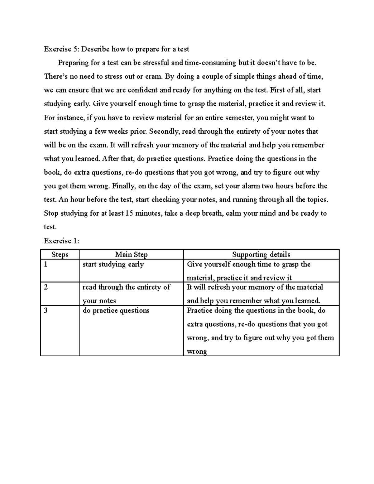 describe-how-to-prepare-for-a-test-exercise-5-describe-how-to