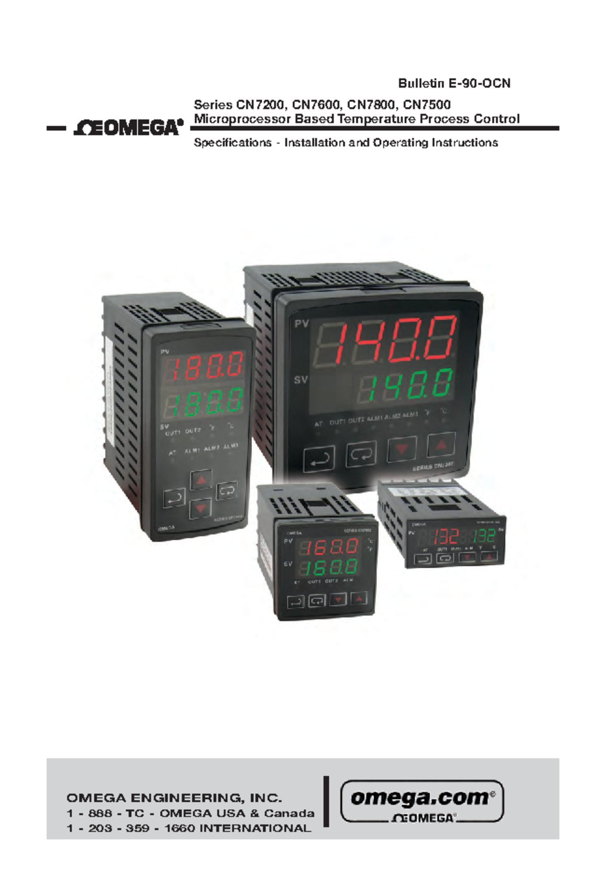 M4437 - Series CN7200, CN7600, CN7800, CN7500 Microprocessor Based ...