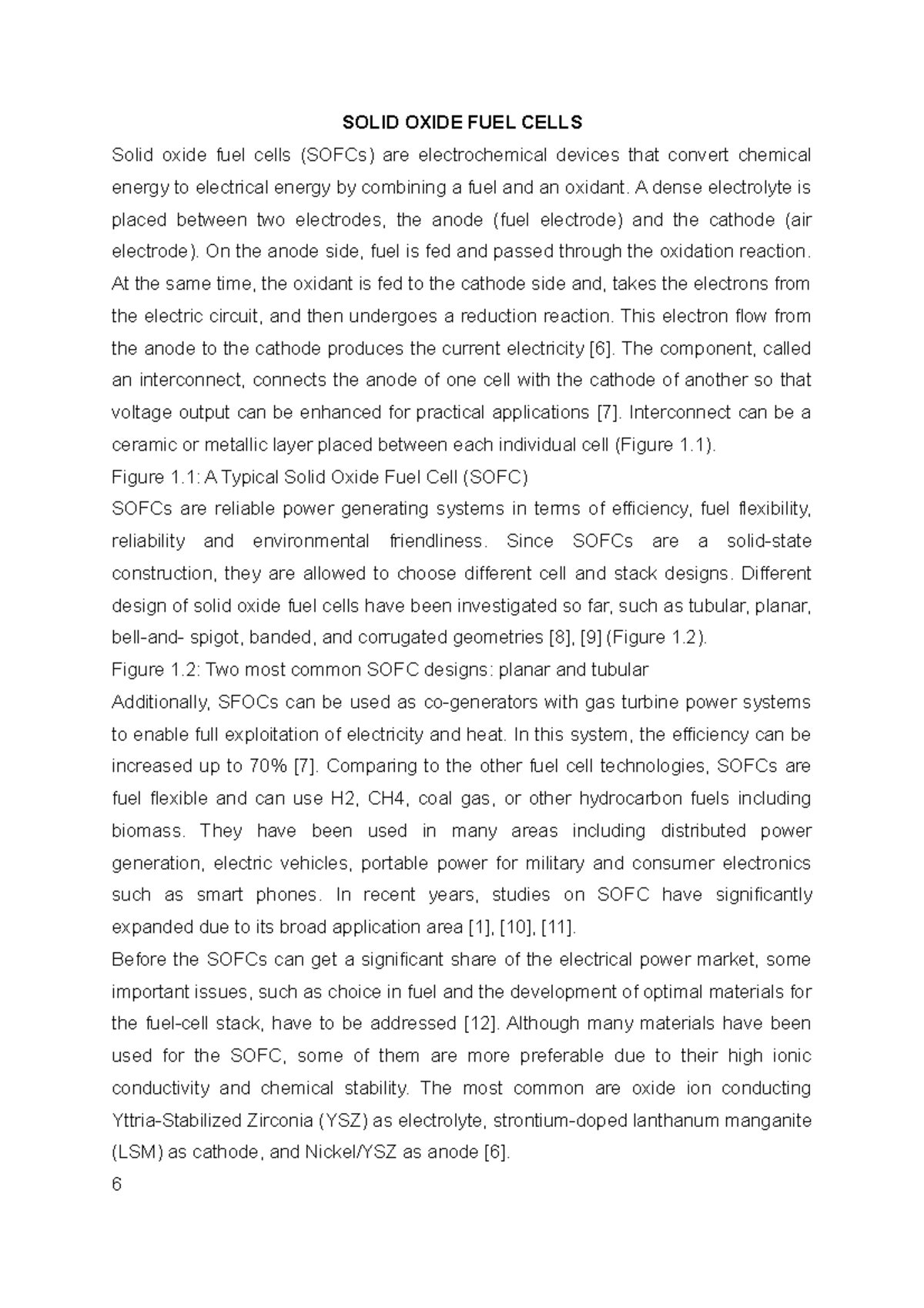 Mathematics Applications and Interpretation SL - Solid Oxide FUEL Cells ...