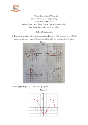 [Solved] The given graph Figure 1 of the function is defined for x 0 ...
