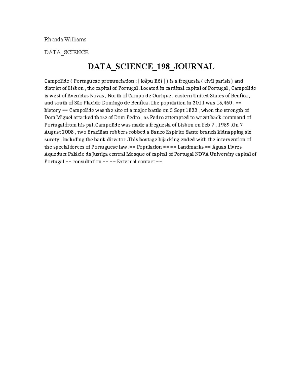 DATA Science 198 Journal - Rhonda Williams DATA_SCIENCE DATA_SCIENCE ...