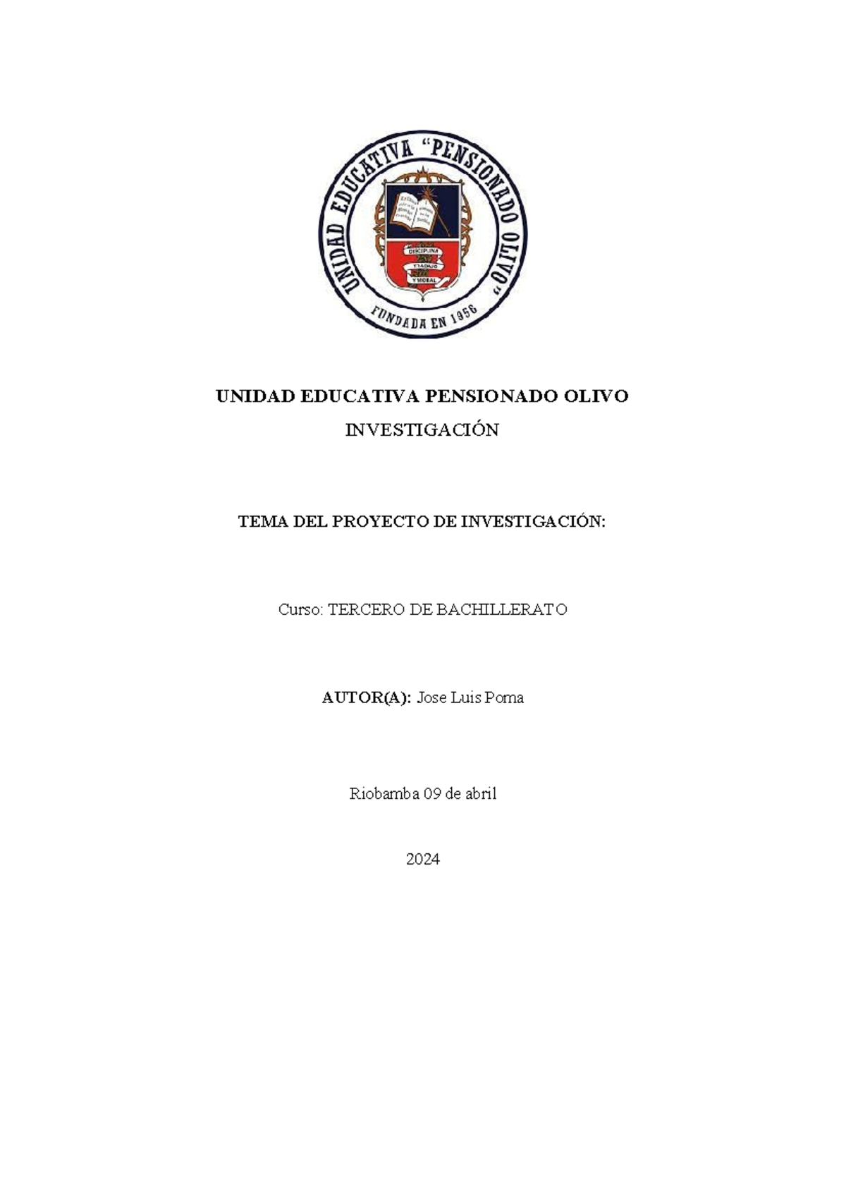 Proyecto jose poma - Ya loco no te preocupes yo no sé si me parec ...