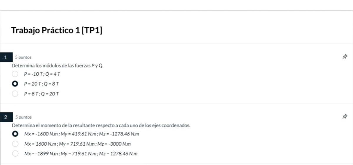 Tp1 conocimientos de materiales 100 - Trabajo Práctico 1 [TP1] 1 5 puntos Determinalos módulos ...