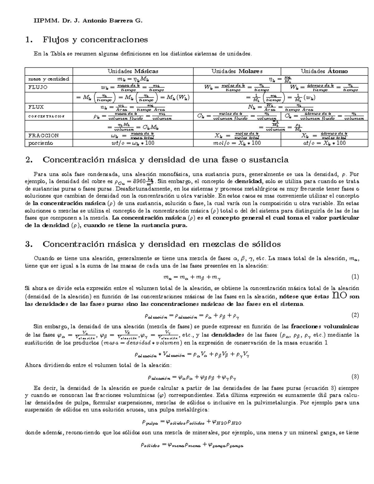 Conceptospreliminares In Ing Proc Met Mat - IIPMM. Dr. J. Antonio ...