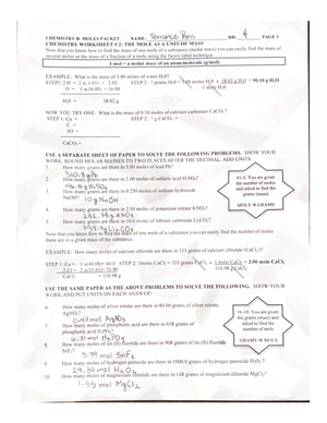 Chemistry 7 - chem lab 7.06 - Equilibrium Lab Report Instructions: For ...