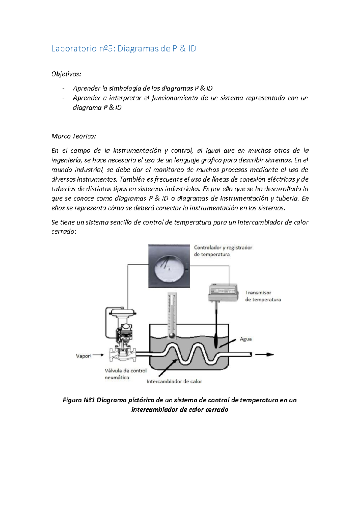 Laboratorio n°5 - Laboratorio n∫5: Diagramas de P & ID Objetivos ...