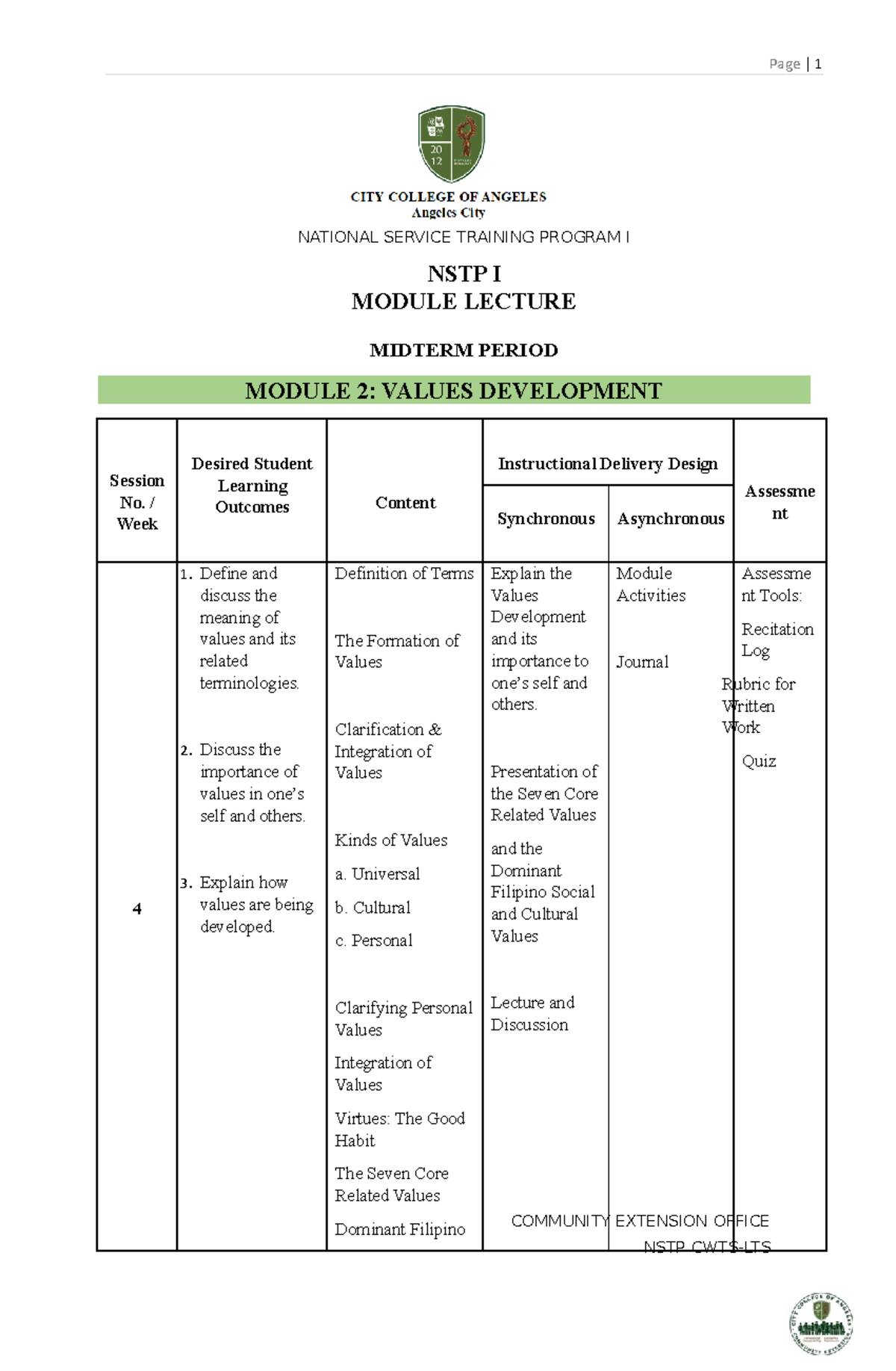 Inbound 3540013384880047600 - NATIONAL SERVICE TRAINING PROGRAM I NSTP ...