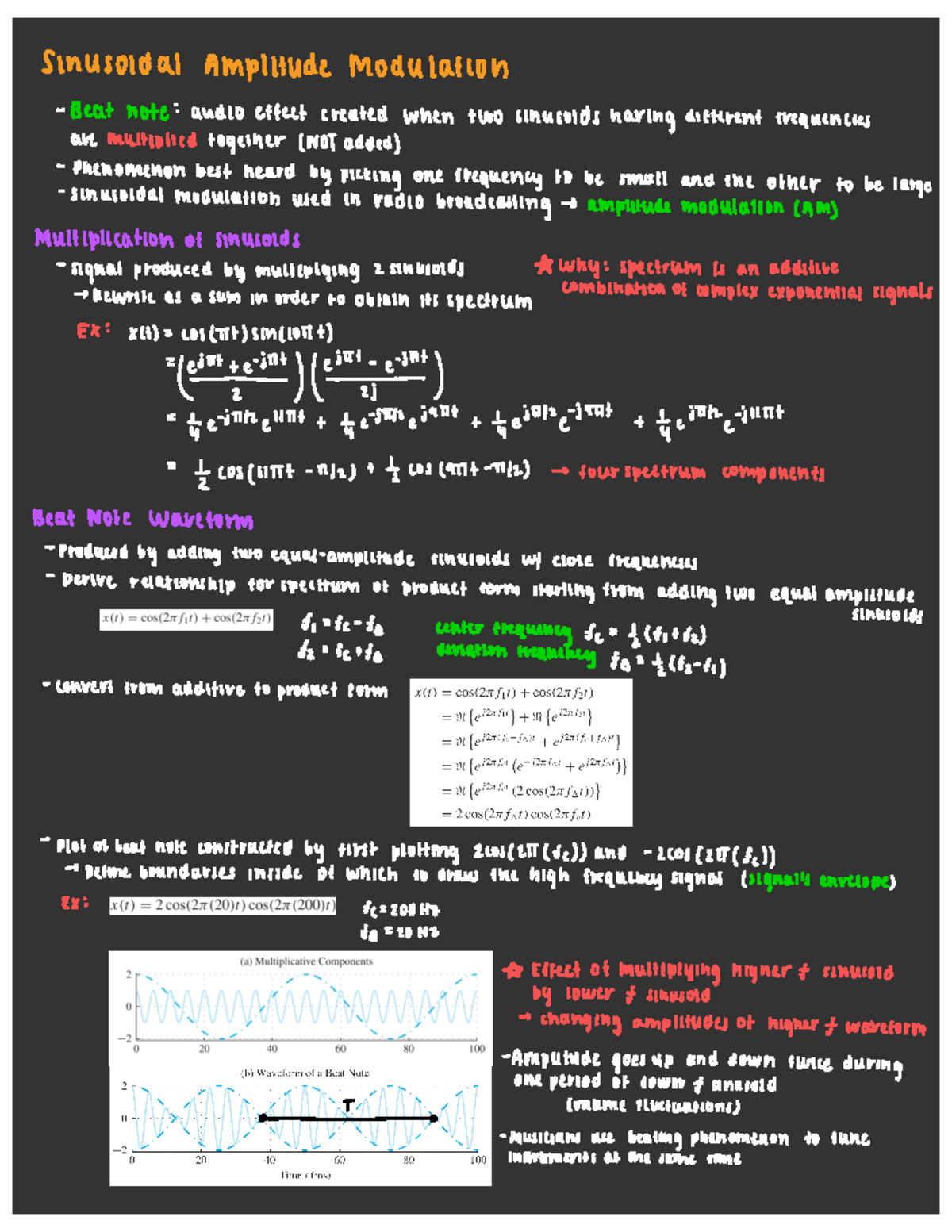 AM & FM Modulation Notes - !"#$%&"'() *+,)"-$'. +&'$)(-"& / 0/.(- - Studocu