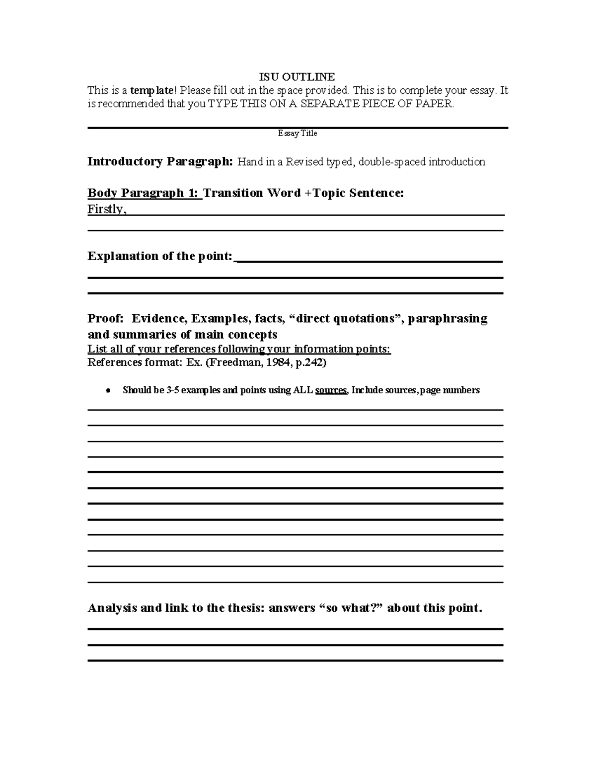 [Template] outline 2021 - ISU OUTLINE This is a template! Please fill ...