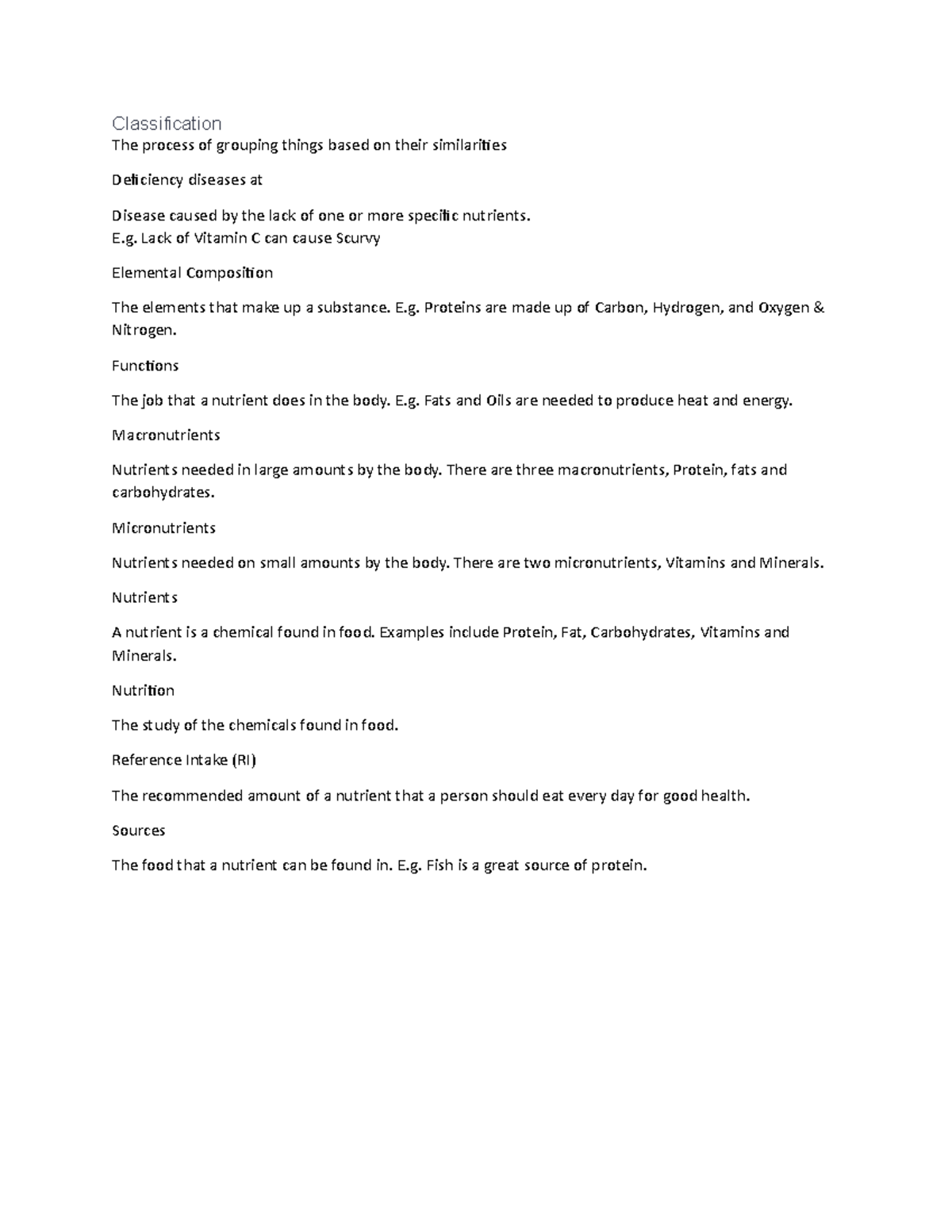Classification - hello - Classification The process of grouping things ...