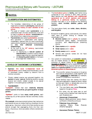 Summary of Botany and Its Importance - Overview of Botany and Its Importance Division of Botany ...