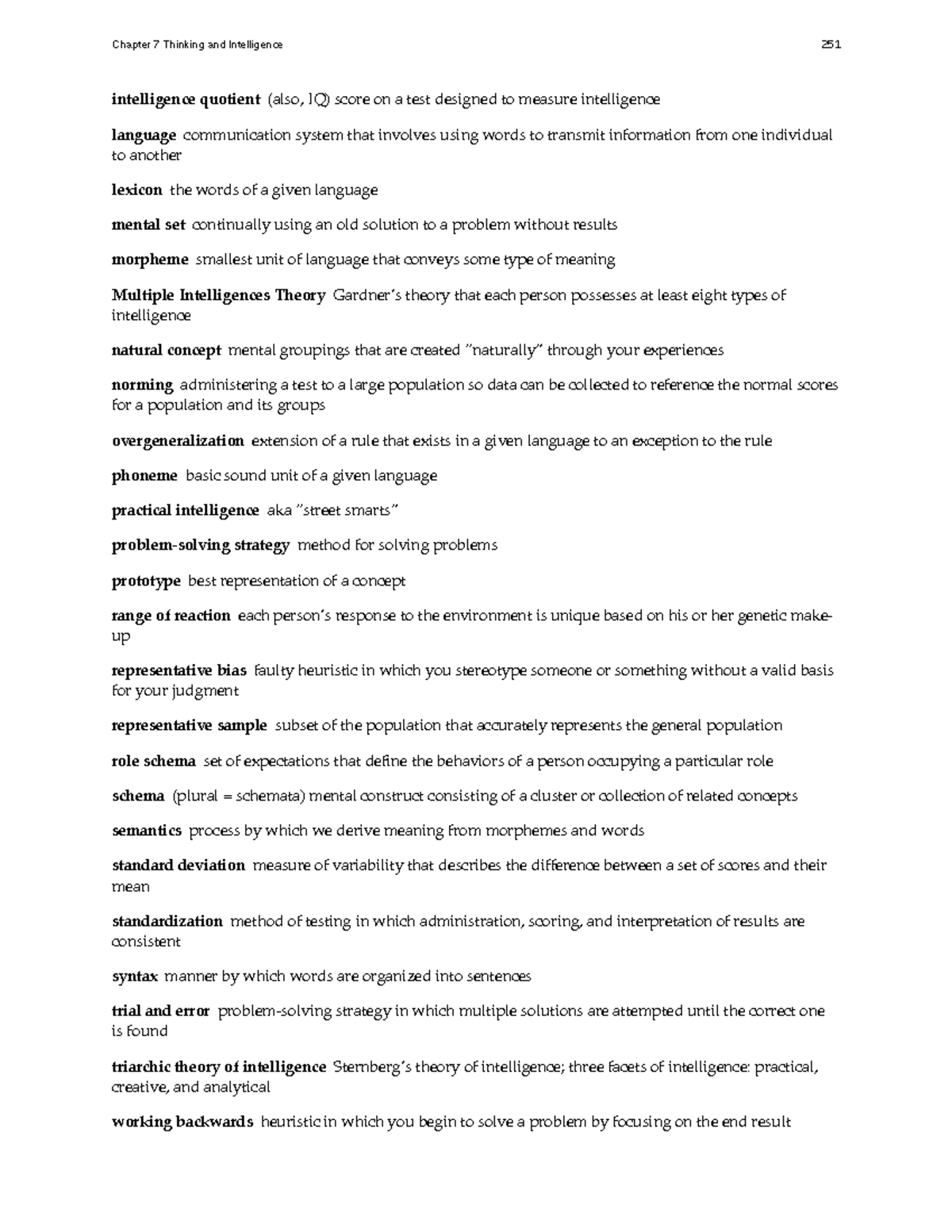 Psychology-LR-87 - Tugas - intelligence quotient language lexicon mental set morpheme Multiple ...