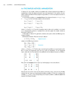 Ch11 LPIntro - Procurement - Linear programming is a mathematical technique for finding optimal ...