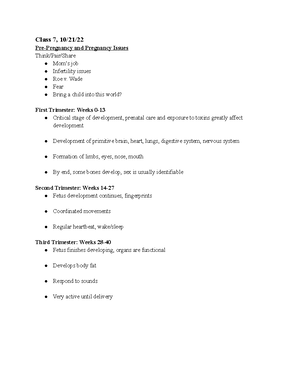 HBSE Weeks 4-6 - Renada Goldberg's Human Behavior in the Social ...