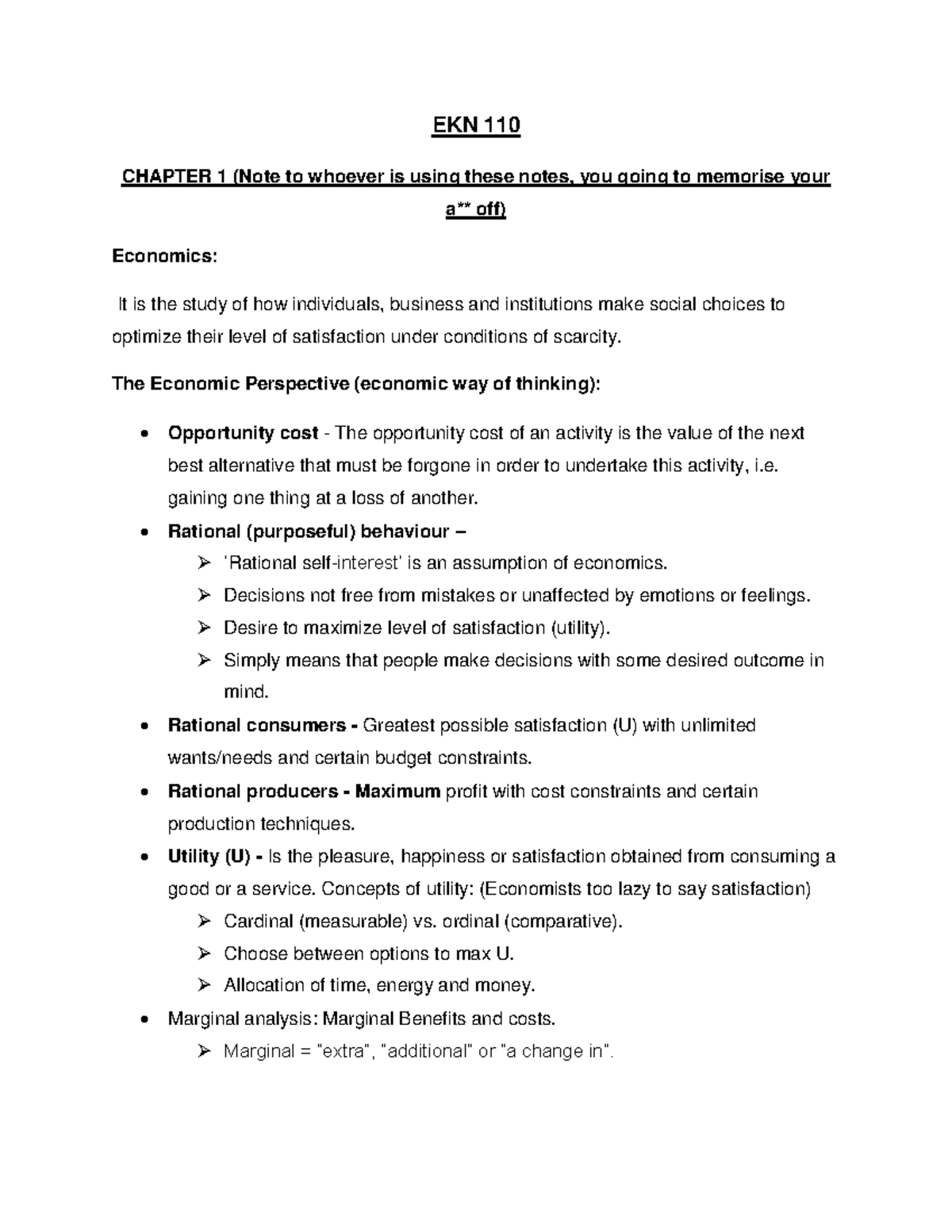 Ch 1 4 Summaries Warning Tt Undefined Function 32 Ekn 110 Chapter 1 Note To Whoever Is