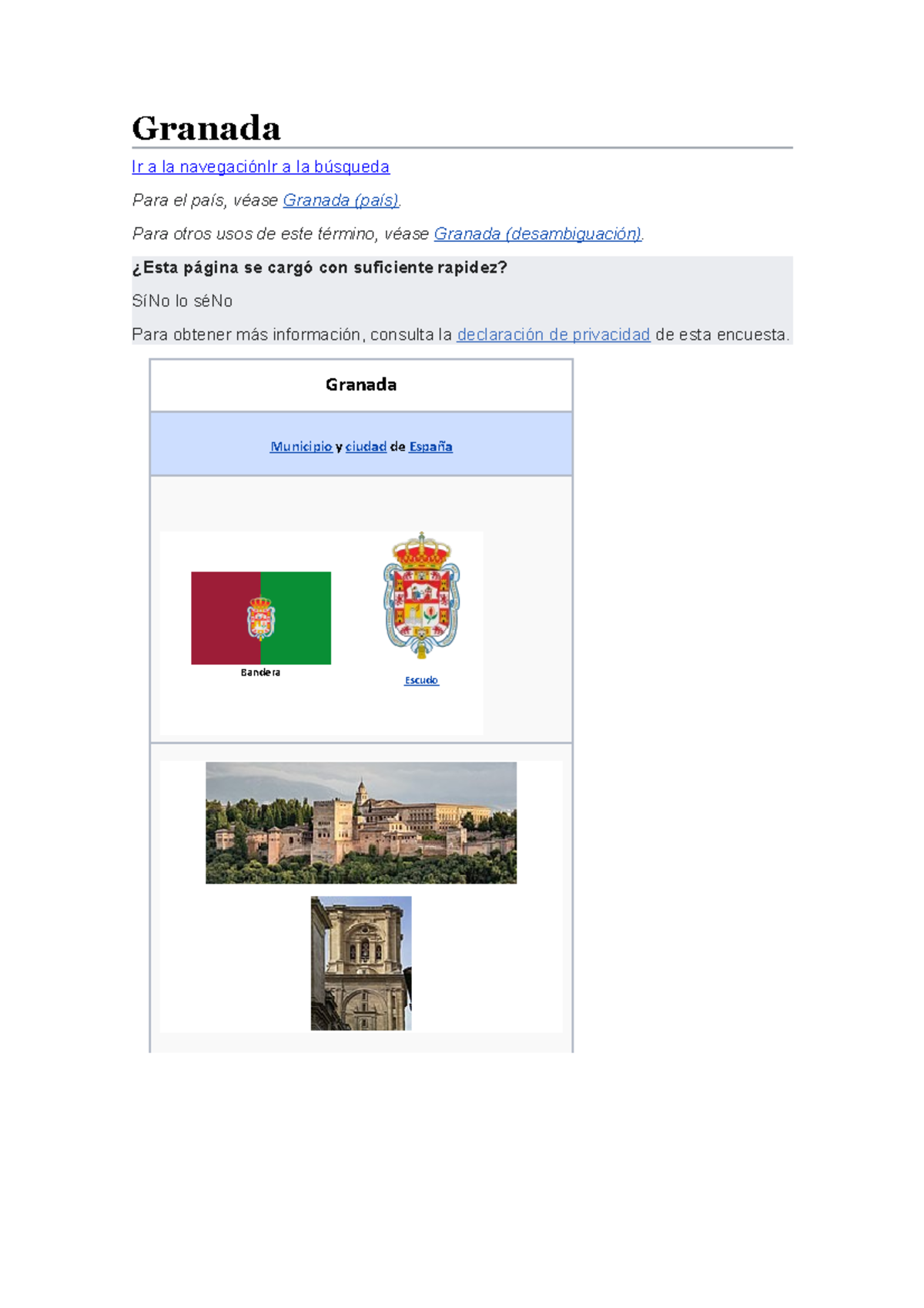 Granada word - conocimiento - Granada Ir a la navegaciónIr a la ...